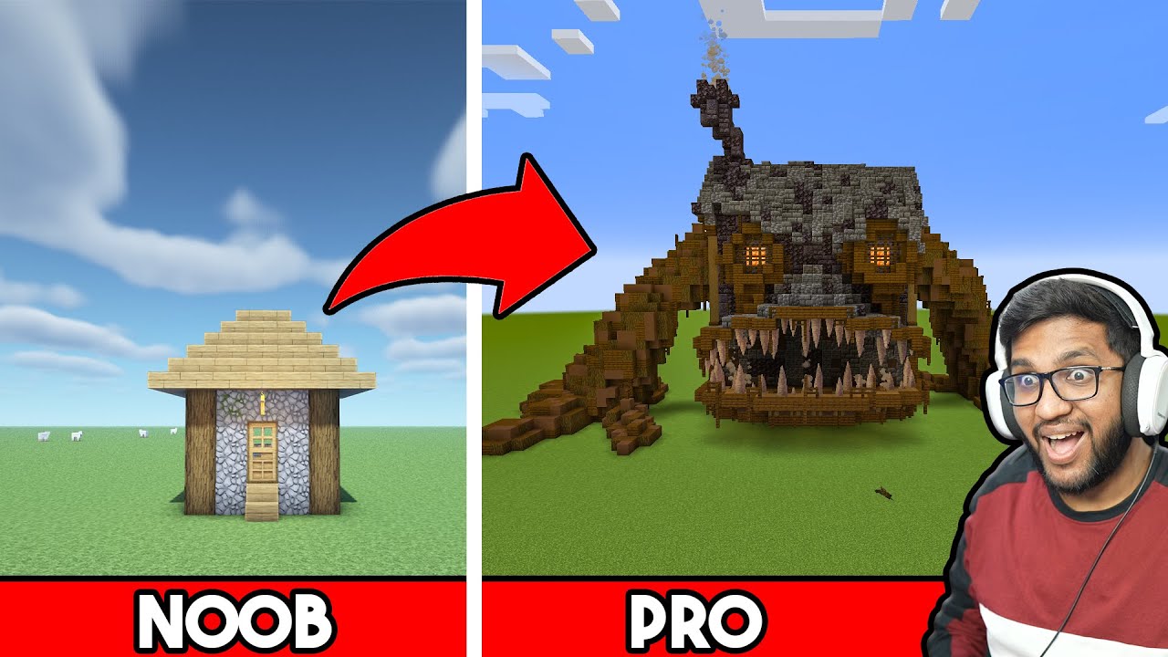 I Trapped My Brother With This Evil House ! Minecraft Noob VS Pro Build ...