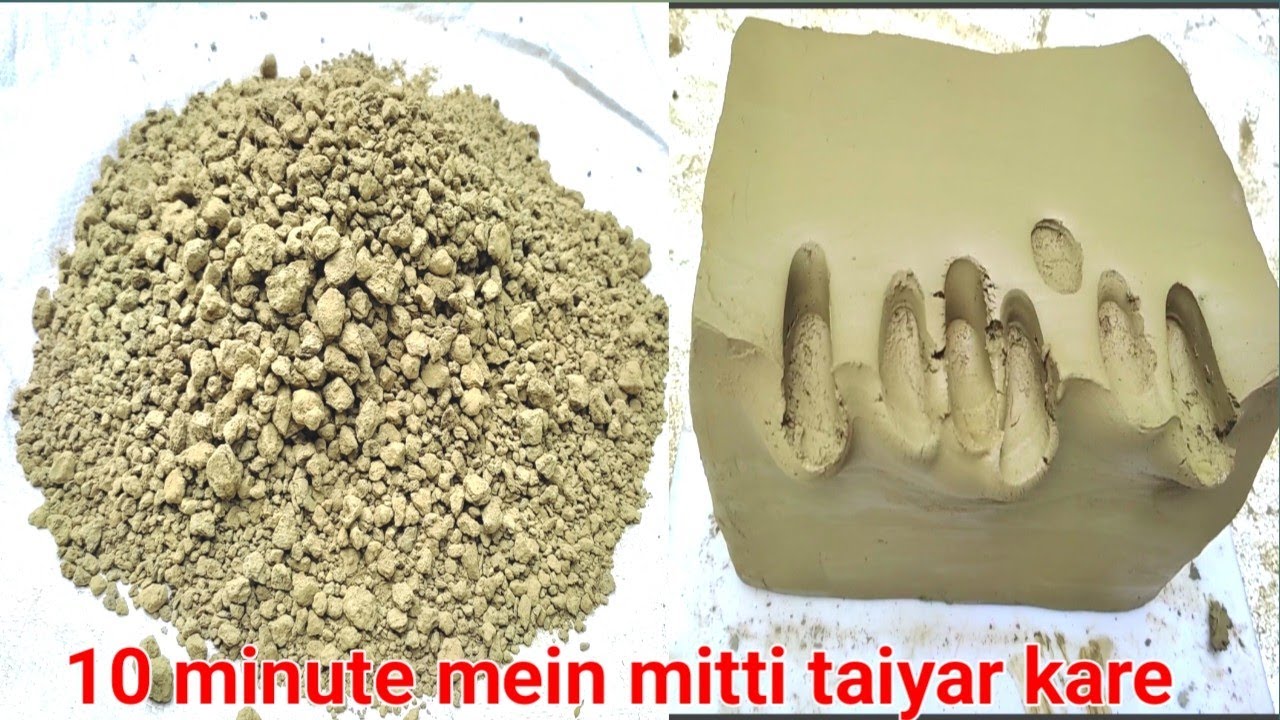 how to make sculpture clay full toturial.how to extract clay from soil ...