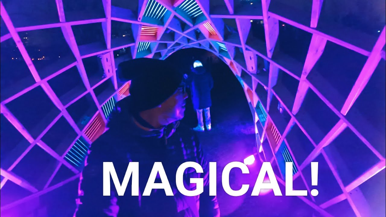 LUMIERE The ART Of LIGHT - Truly Magical! TRILLIUM PARK - Public Art at ...