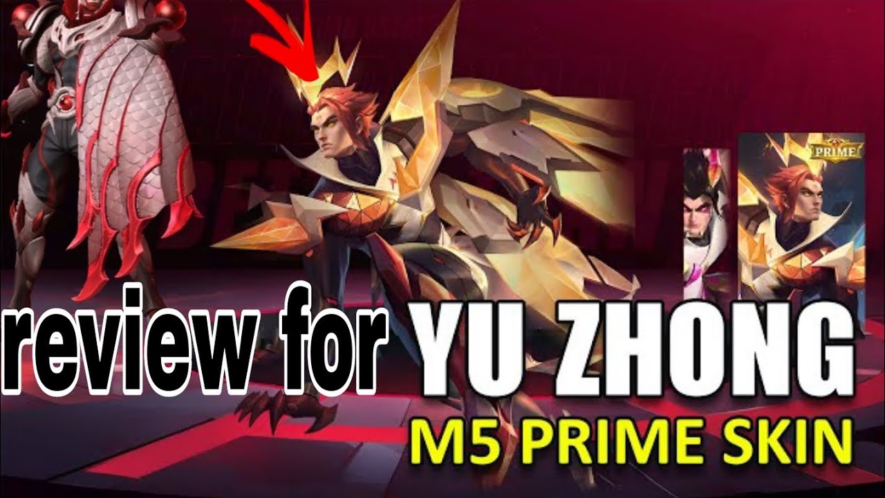 new skin yuzhong 😱 review for skin yuzhong 🔥#m5 #yuzhong #skin #mlbb ...