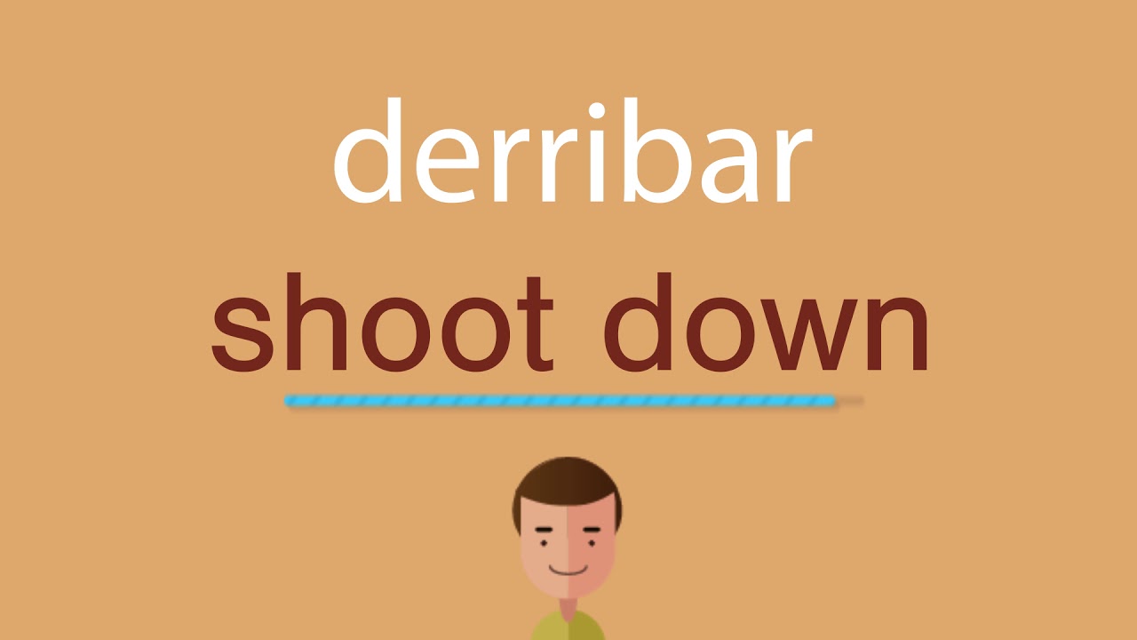 Cómo se dice derribar en inglés - YouTube