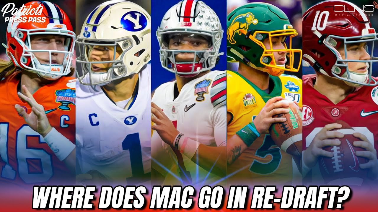 Where is Mac Jones Drafted in a 2021 QB Re-Draft? - YouTube
