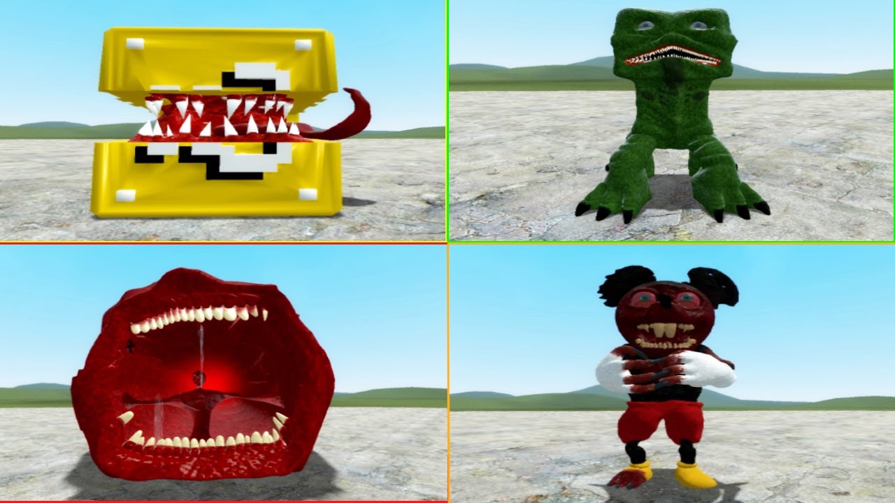 Lucky Block(Mimic) | Creeper | Cursed Mickey Mouse | Train Eater WHO IS ...