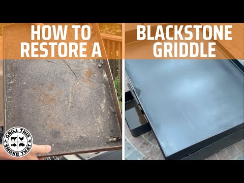 How To Restore a Blackstone Griddle | Restoring a Rusted Griddle ...