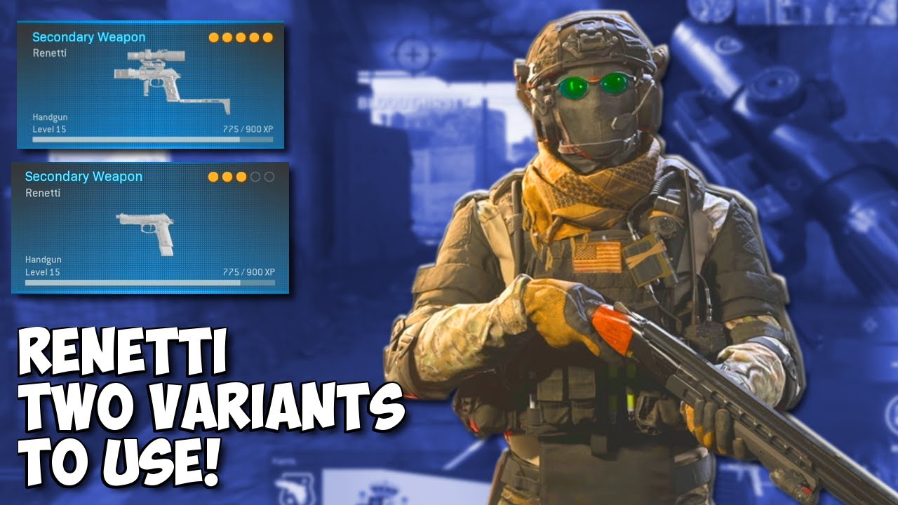 Two Renetti Pistol Variants To Use! - Modern Warfare - YouTube