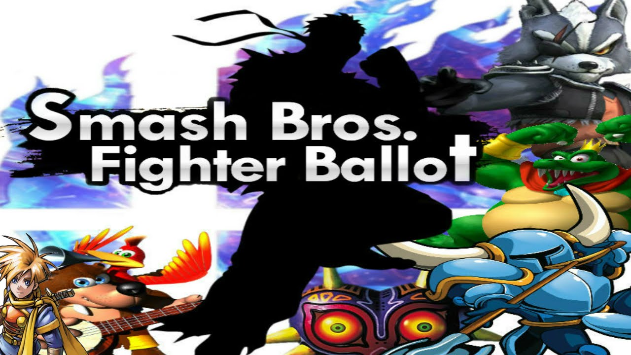 Top Super Smash Bros WiiU/3DS Ballot Characters - YouTube