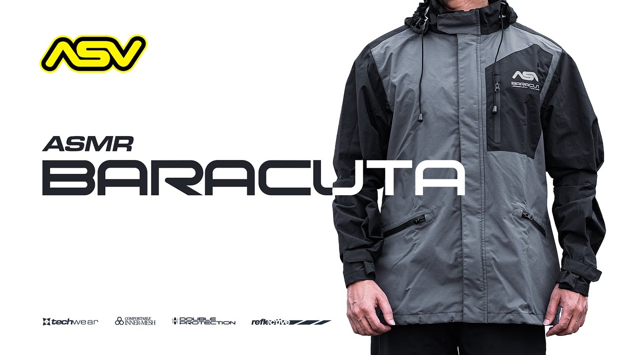 ASMR JAS HUJAN ASV VIRAL!!! ASV BARACUTA PARASUT PREMIUM - YouTube