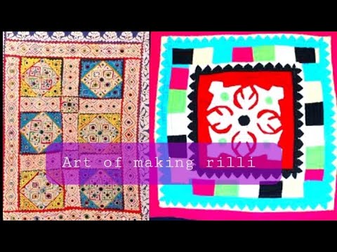 How rilli is made into quilts and cushions #sindhi #rilli #fashion #diy ...