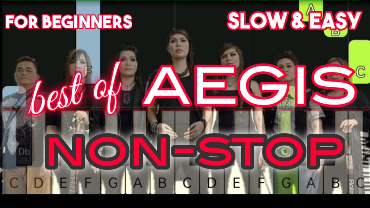 BEST OF AEGIS - NONSTOP | SLOW & EASY PIANO TUTORIAL - YouTube