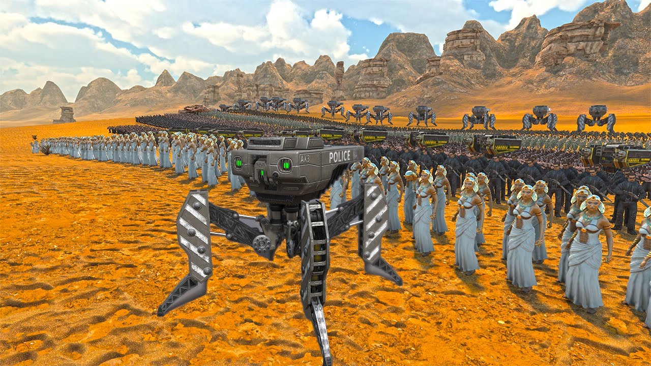 Mule Robot, T45 Shotgun & Darth vader Vs 3 Million Pyramid Head ...