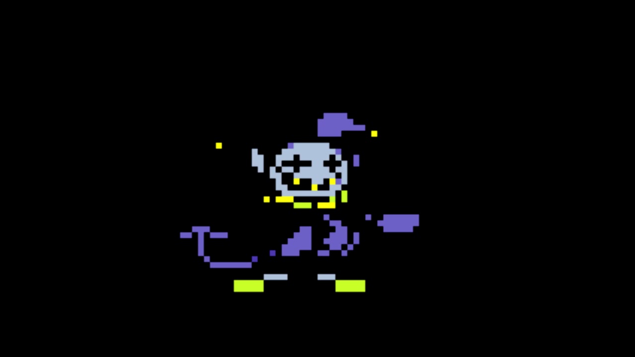 Deltarune - The World Revolving (with jevil dancing) - YouTube