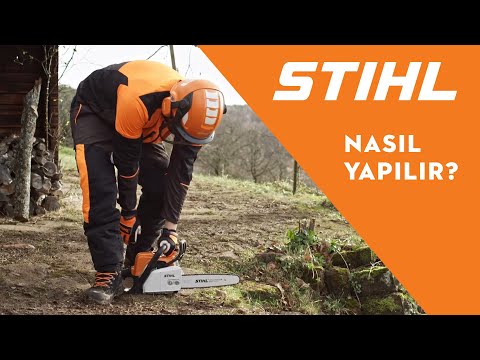 MS 170 Motorlu Testere Zeminde Nasıl Çalıştırılır?