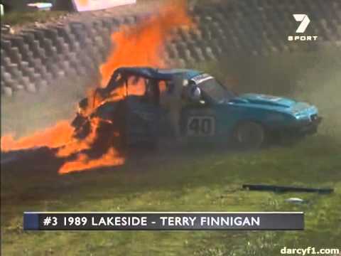 From the Vault: ATCC Lakeside Finnigan Crashes Fiery Aftermath 1989 ...