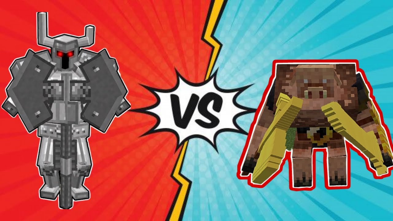Ferrous Wroughtnaut VS Mutant piglin brute Minecraft (YouTube shorts ...