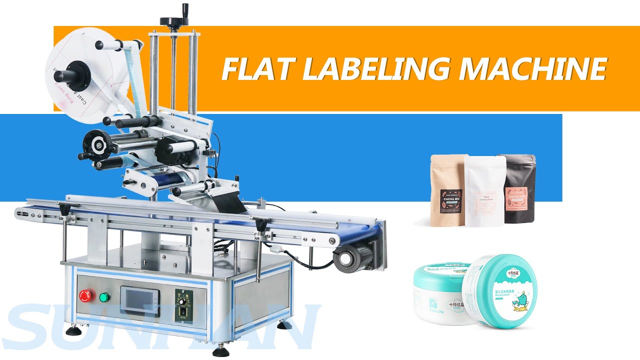 How Does The Automatic Flat Surface Labeling Machine Work - YouTube