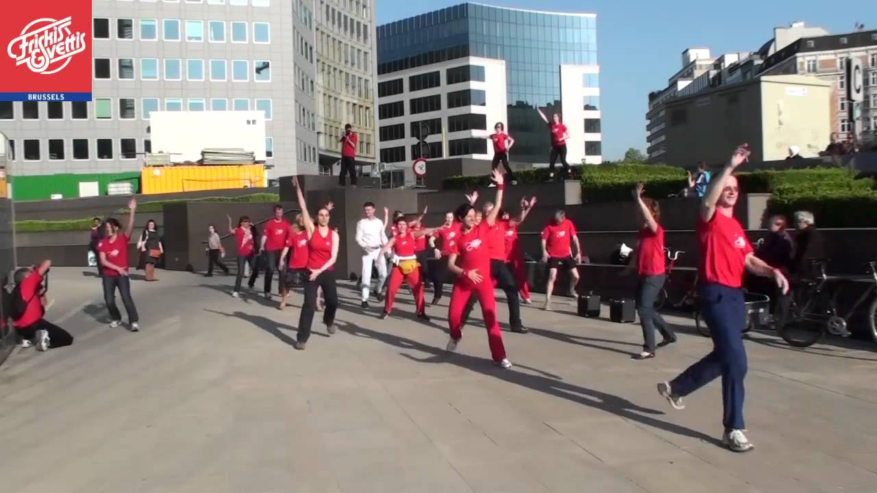 Our first flash mob! - YouTube