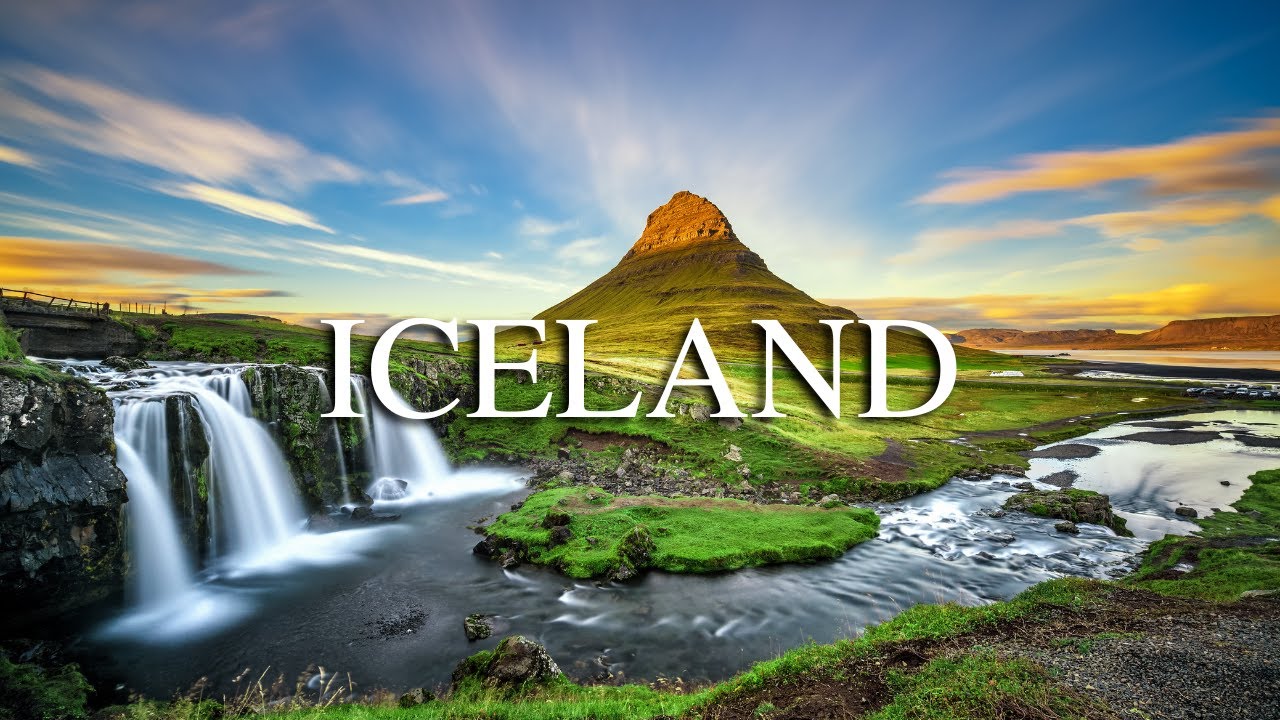 Flying Over ICELAND 4K UHD- Relaxing Music for Concentration, Study ...