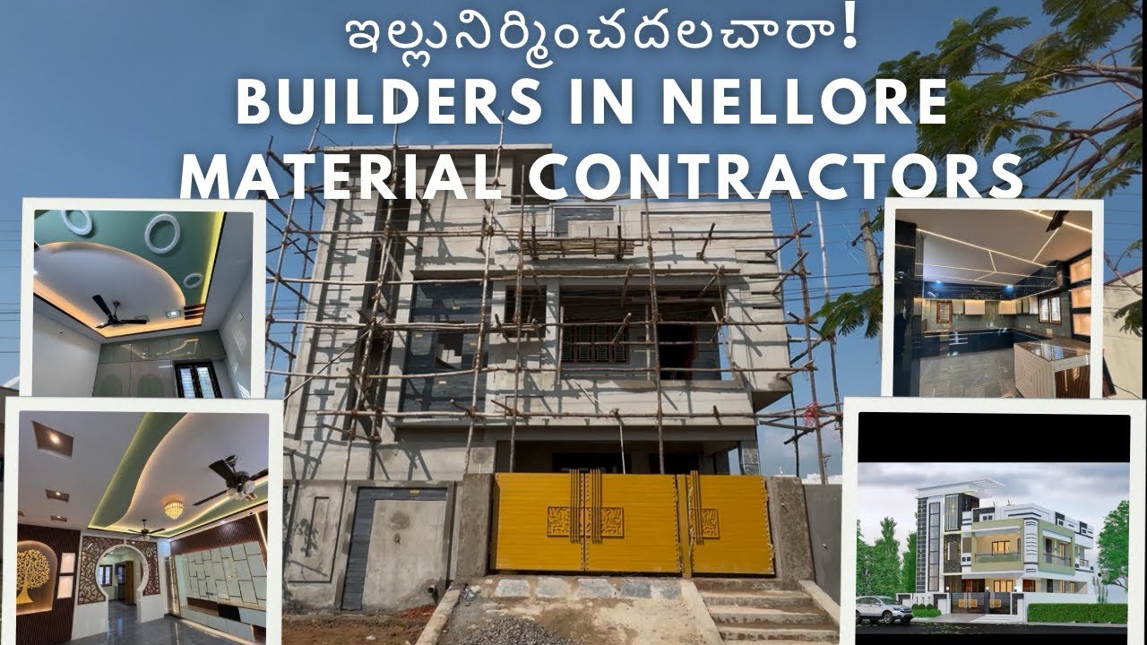 AESTHETIC ELEVATION WITH MESMERIZING 😍INTERIOR HOME || BUILDERS IN NELLORE #builders #nellore ...
