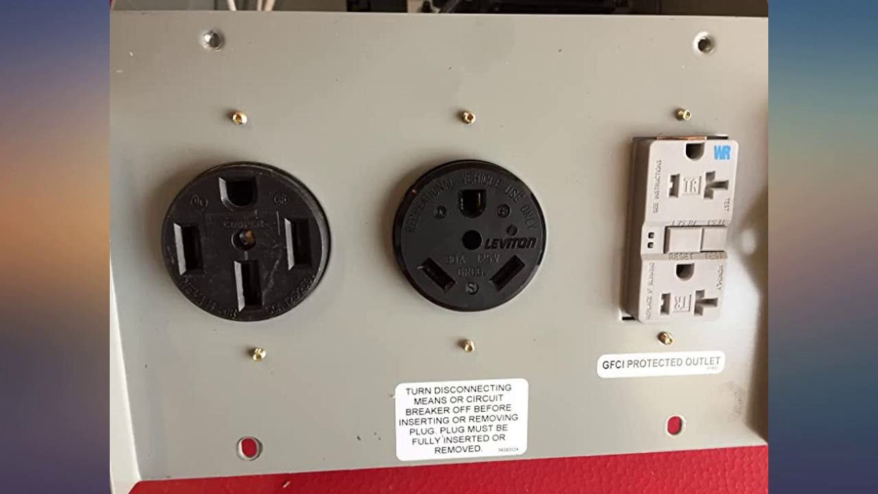 Siemens TL137US Talon Temporary Power Outlet Panel with a 20, 30, and ...