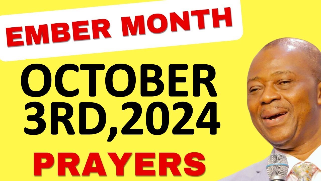 OCTOBER THURSDAY 3RD MIDNIGHT PRAYERS EMBER MONTH DR D.K OLUKOYA - YouTube