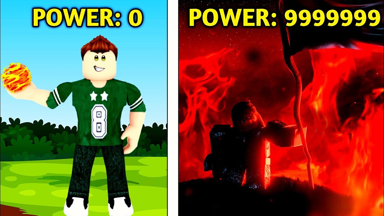 $0 VS $9999 POWER FIRE! ELEMENTAL POWER TYCOON ROBLOX - YouTube