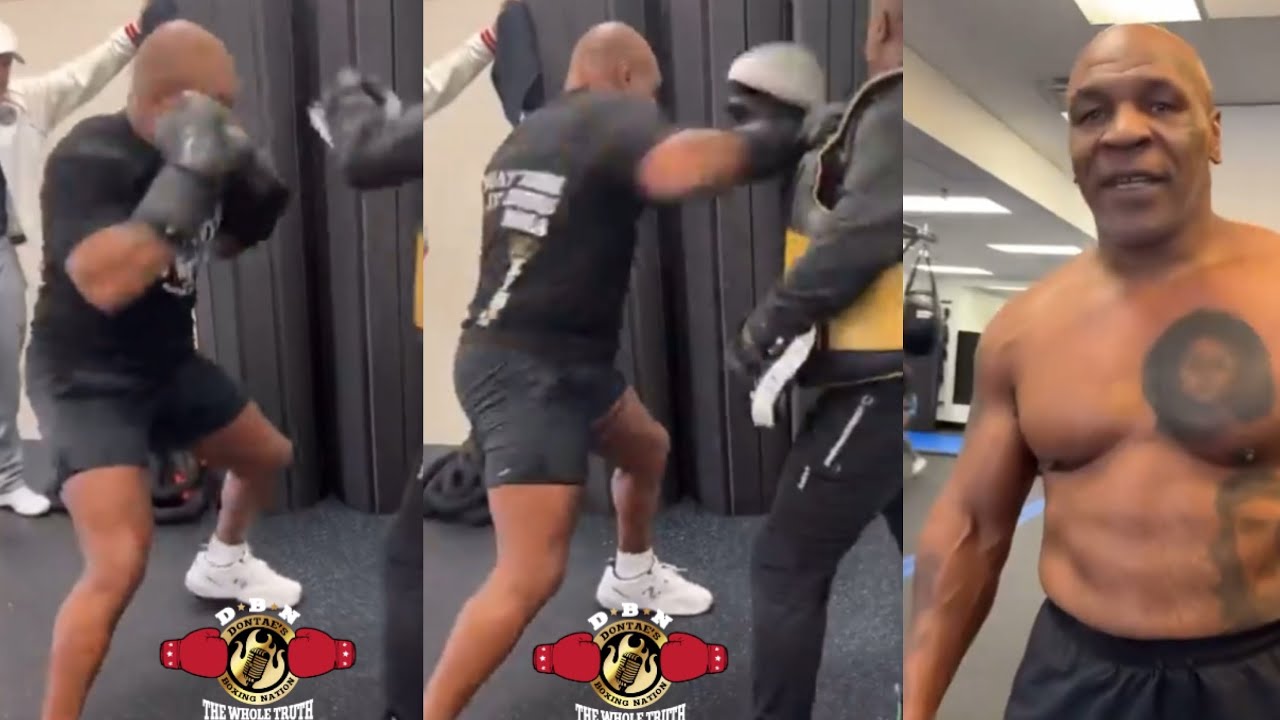 (WOW) MIKE TYSON FIRST DAY OF TRAINING CAMP FOR JAKE PAUL - YouTube
