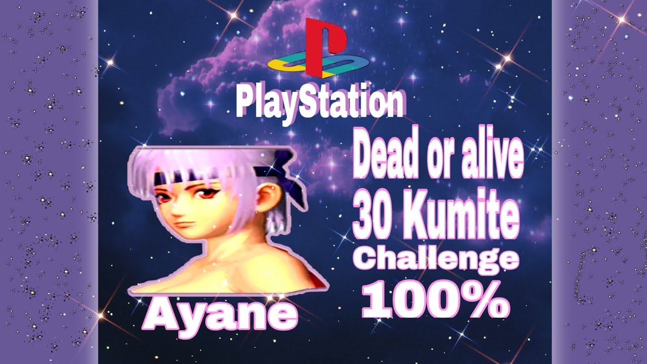 Dead or alive 1:PS1 (30 Kumite challenge 100%) Ayane - YouTube