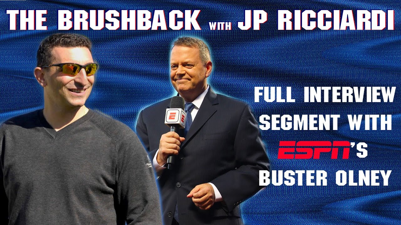 FULL INTERVIEW - JP RICCIARDI INTERVIEWS ESPN'S BUSTER OLNEY 2024 MLB ...