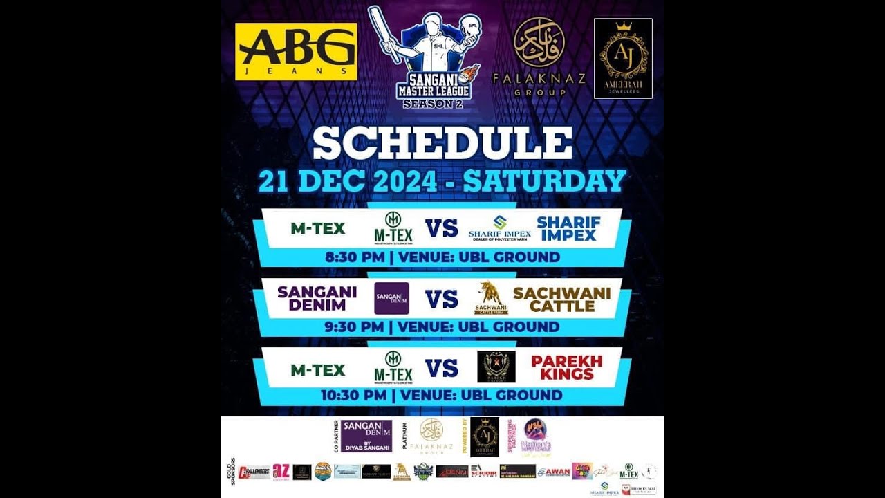 Sangani Master League Season#02 | Day#05 | TapeBall - YouTube