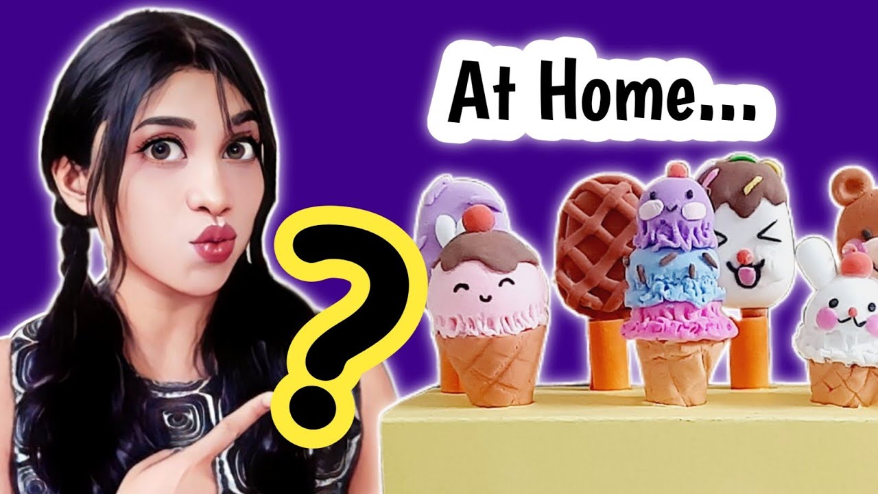 DIY Cutest Miniature ICE-CREAM shop at home🤩 @Theshiclub ...