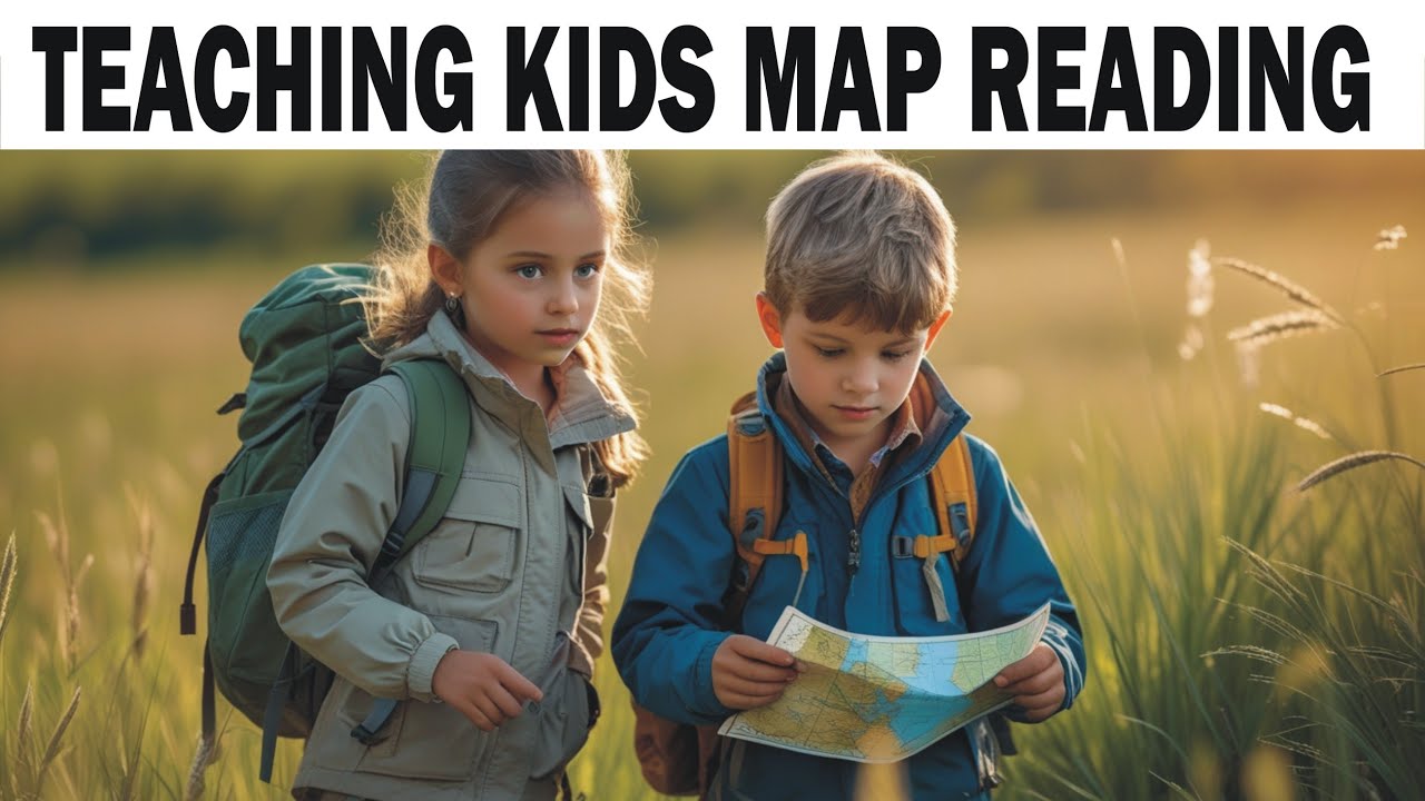 How to teach kids map reading and compass - YouTube
