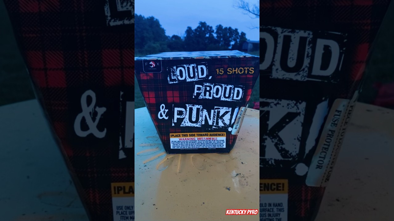 Loud Proud & Punk 15 Shots 500g - Fox Fireworks - YouTube