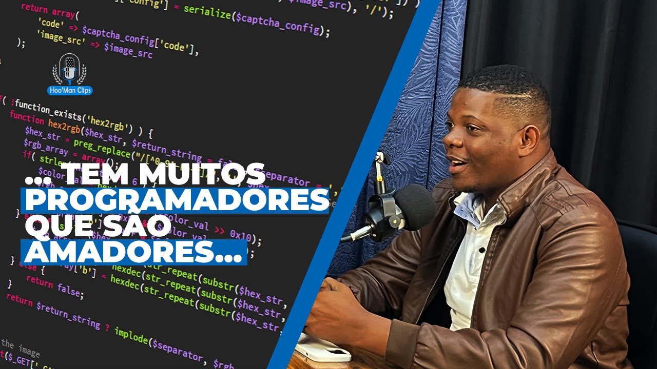 Tem muitos programadores que são amadores! | Hoo'Man Clips - YouTube