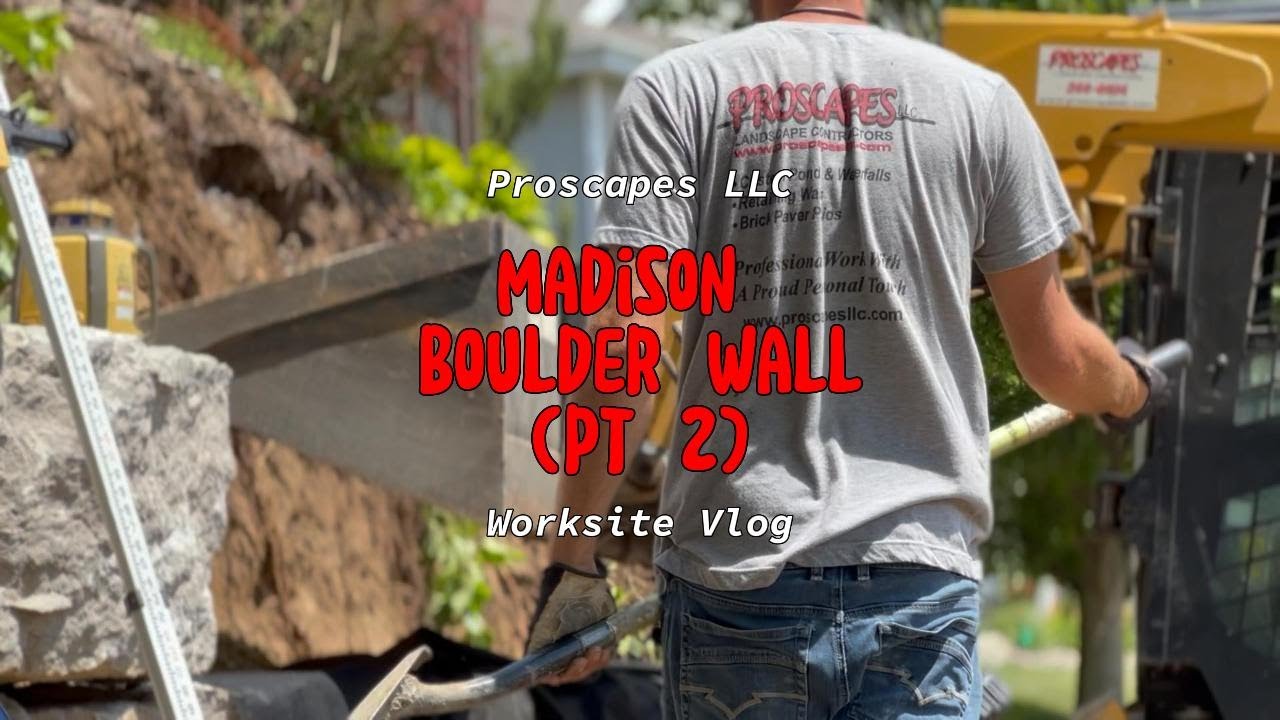 Navis Stone Boulder Wall (pt 3) - YouTube