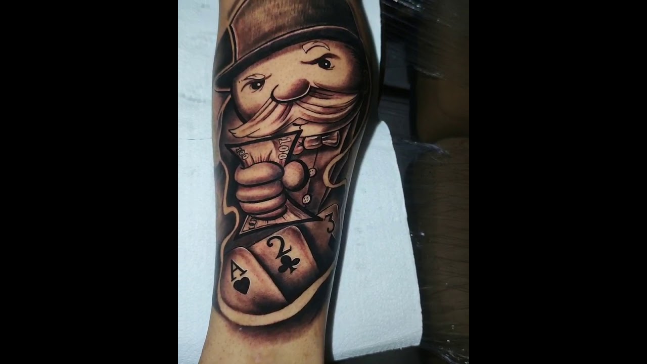 Monopoly Man Tattoo Designs
