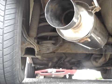 Corsa b exhaust Back Box - YouTube