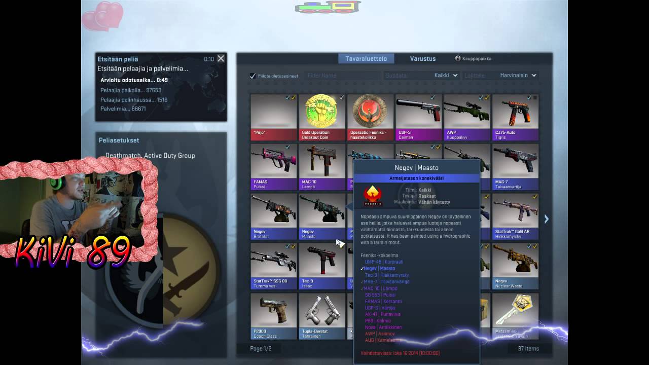 Miten saada puukko cs:go? - YouTube