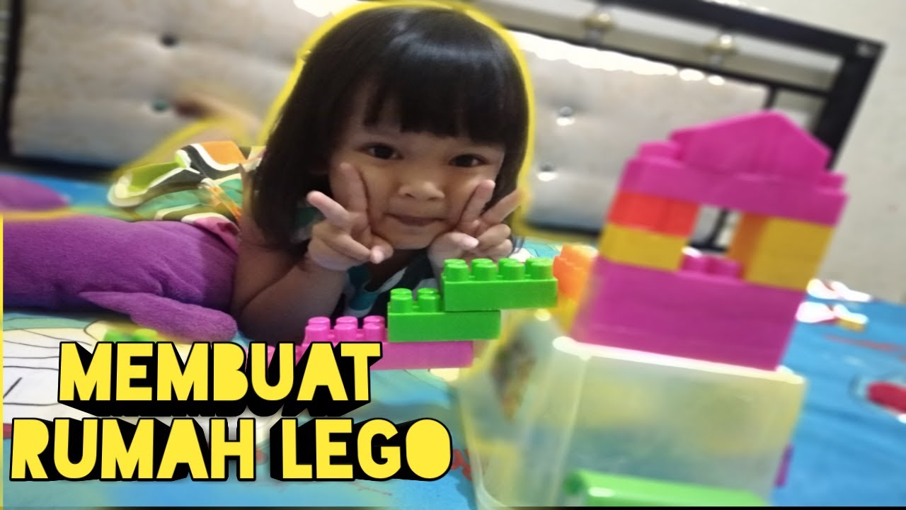 cara membuat rumah dari mainan lego | dengan lego block dan Lego besar ...