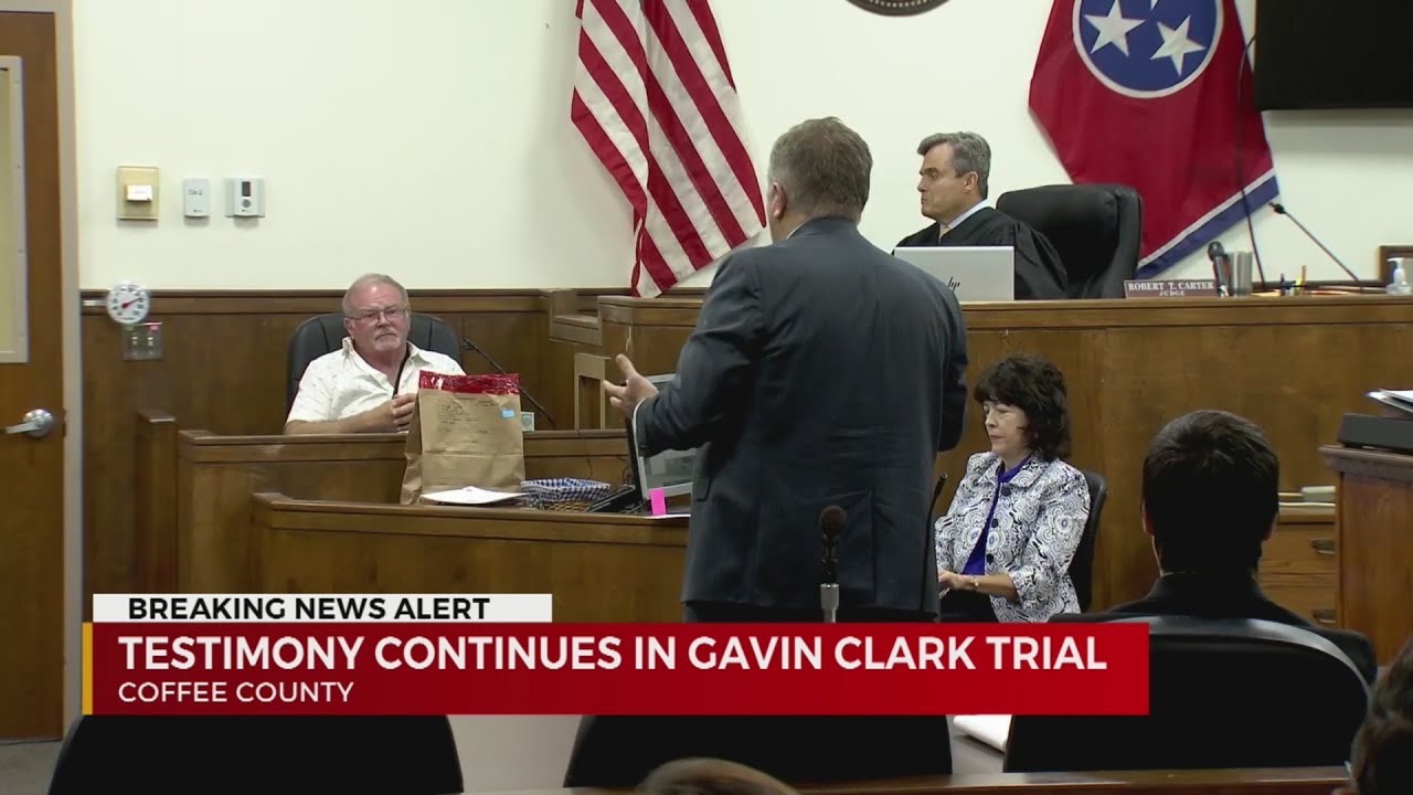 Testimony continues in Gavin Clark trial in Coffee County - YouTube