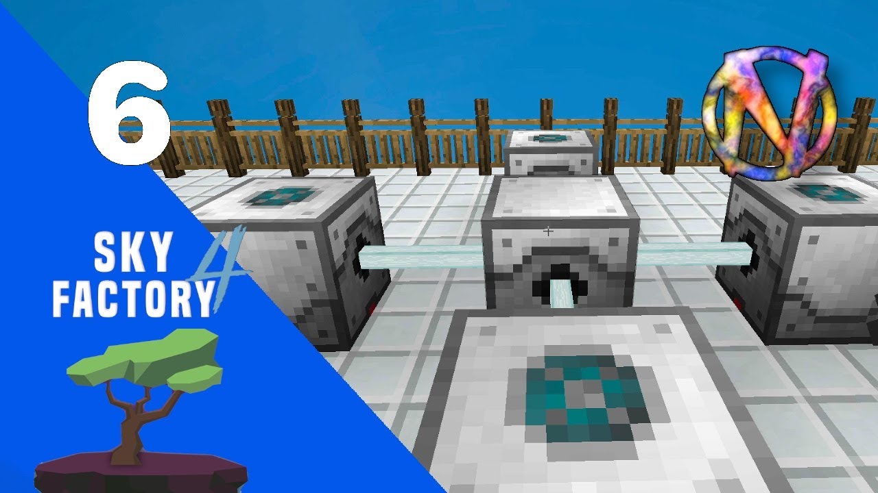 SkyFactory 4 - ep 6 - Lasers & Ores, Oh My! - YouTube