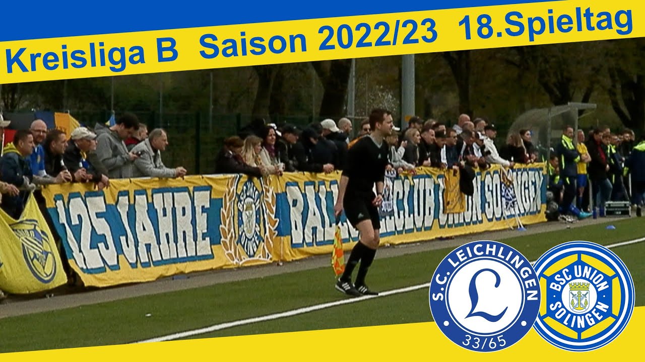 SC Leichlingen - BSC Union Solingen Highlights | Kreisliga B, 18 ...