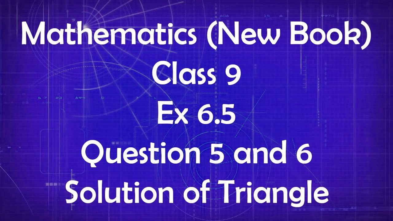 Want to ACE Math Tests? Watch Class 9 Math Ex 6.5 Q5 and Q6 Explained ...