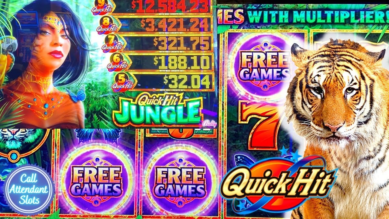My New Favorite Quick Hit Slot? Quick Hit Jungle Slot Machine Was PURE ...