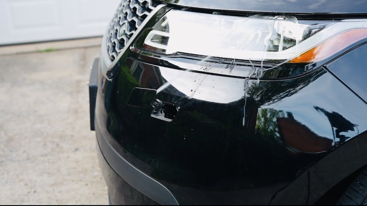 How to Use the Headlight Washer in Your Range Rover - YouTube