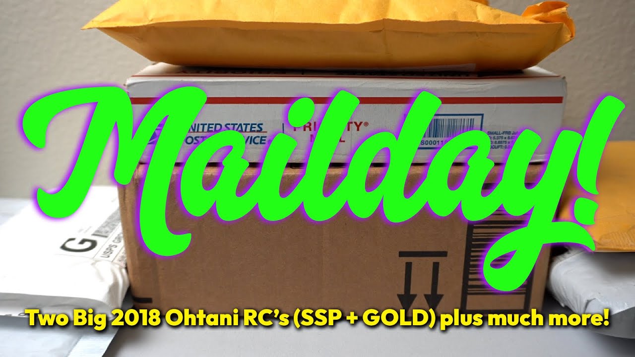 Mailday! Two Big 2018 Shohei Ohtani Rookies (SSP + GOLD) plus much more ...