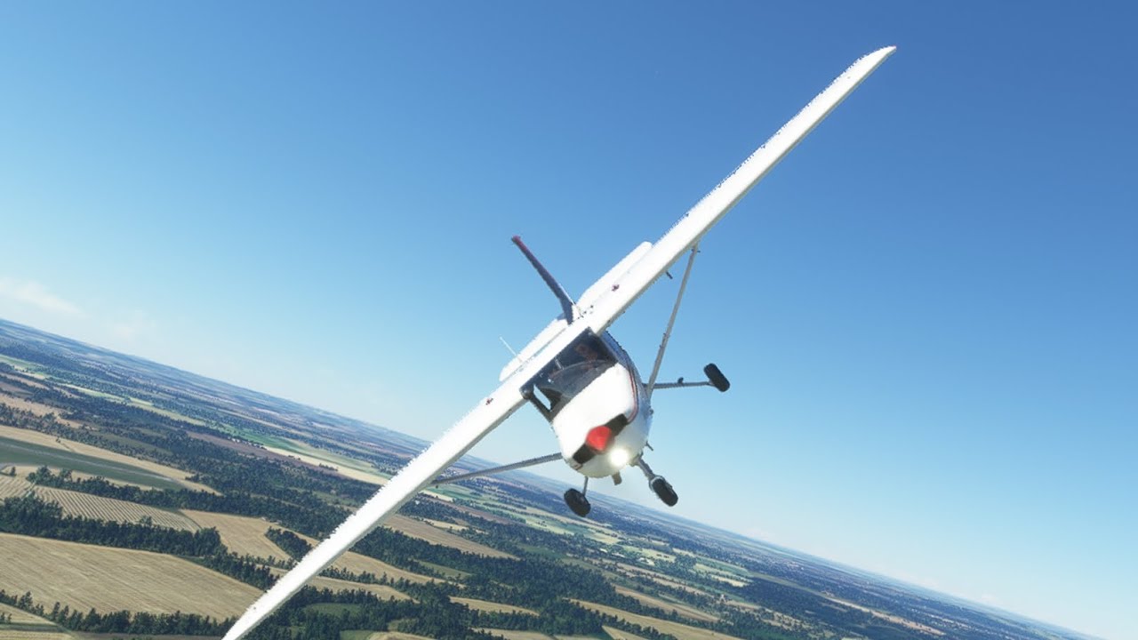 Practicing Slow Flight, Stalls and Spins in the Cessna 152 in Microsoft ...