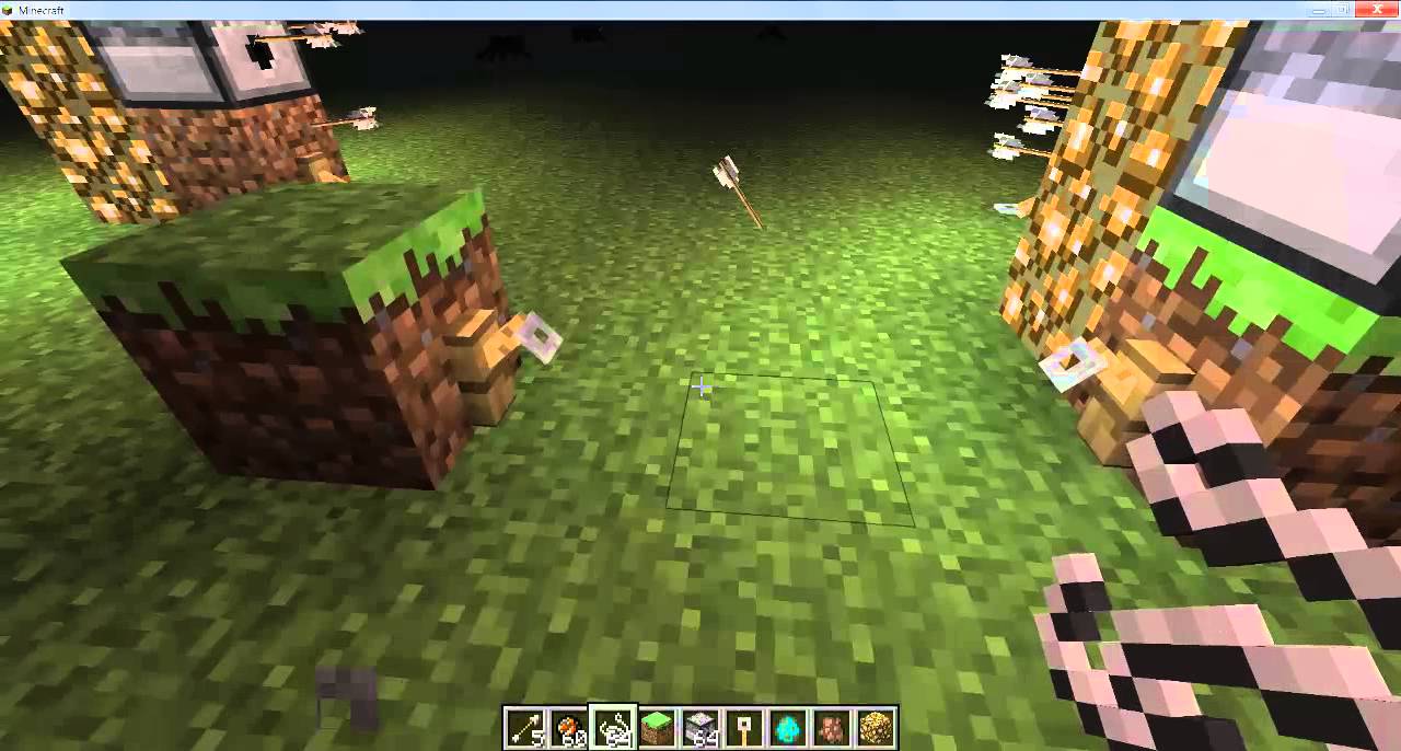 minecraft como usar gancho de armadilha - YouTube