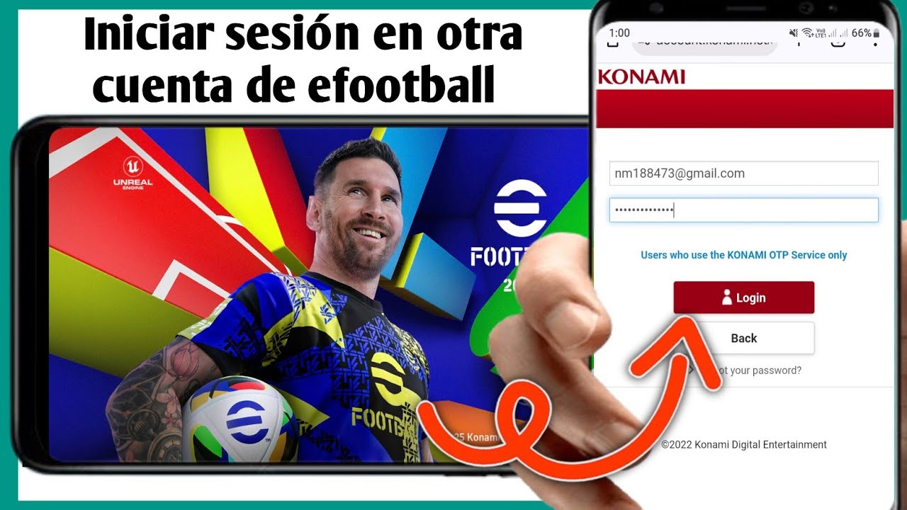 Cómo iniciar sesión en otra cuenta de Konami en eFootball 2025 | Cambiar de cuenta de eFootball ...