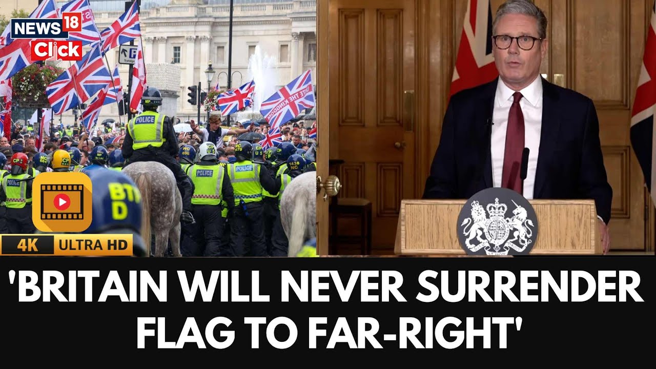 Britain Will ‘Never Surrender Flag’ To Far-right Protesters, Says Kier ...