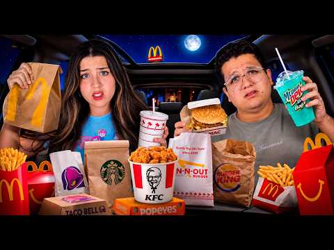PROBAMOS TODOS LOS DRIVE-THRU DESPUÉS DE MEDIANOCHE !!